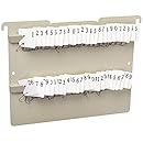 Amazon.com: Buddy Products Hanging File Key Caddy, Steel, 1.125 x 9.25 ...