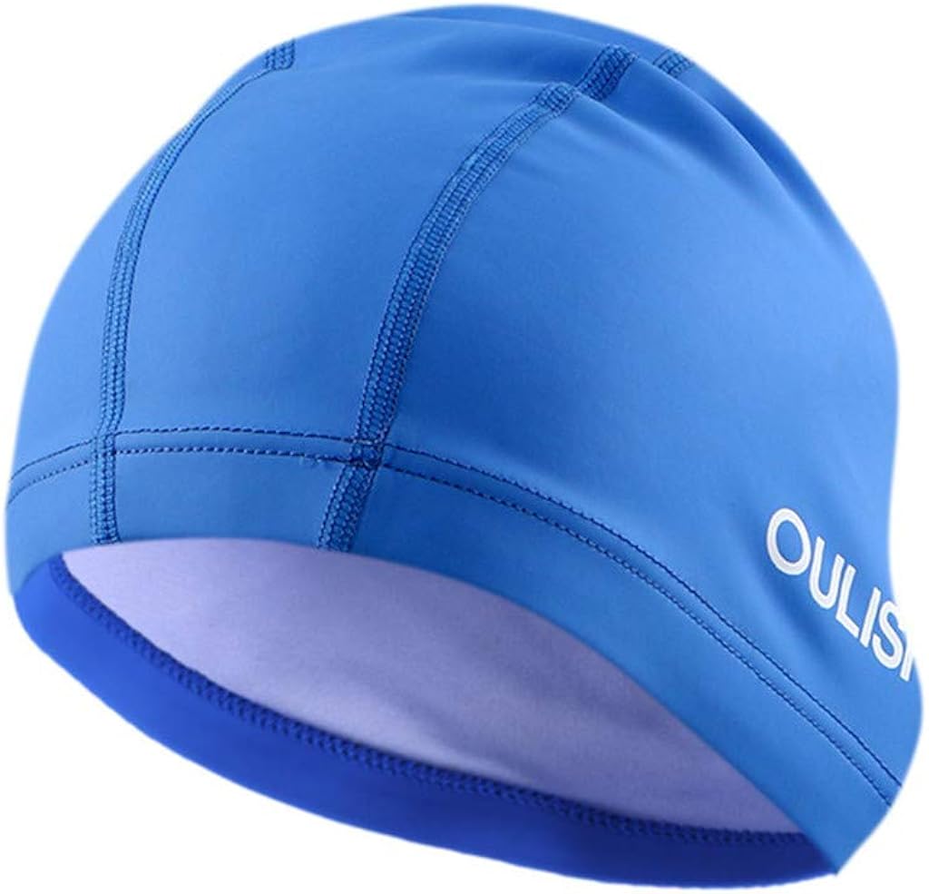 Leey Unisex Silikon Badekappe Casual Schwimmkappe Bademütze Badehaube ...