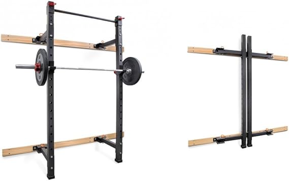Grupo Contact Jaula/Rack Pared ABATIBLE (para musculacion y Crossfit ...