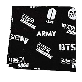 Buy Kpop BTS Scarf Fashion Headband Hip-Hop Bangtan Boys Merchandise ...