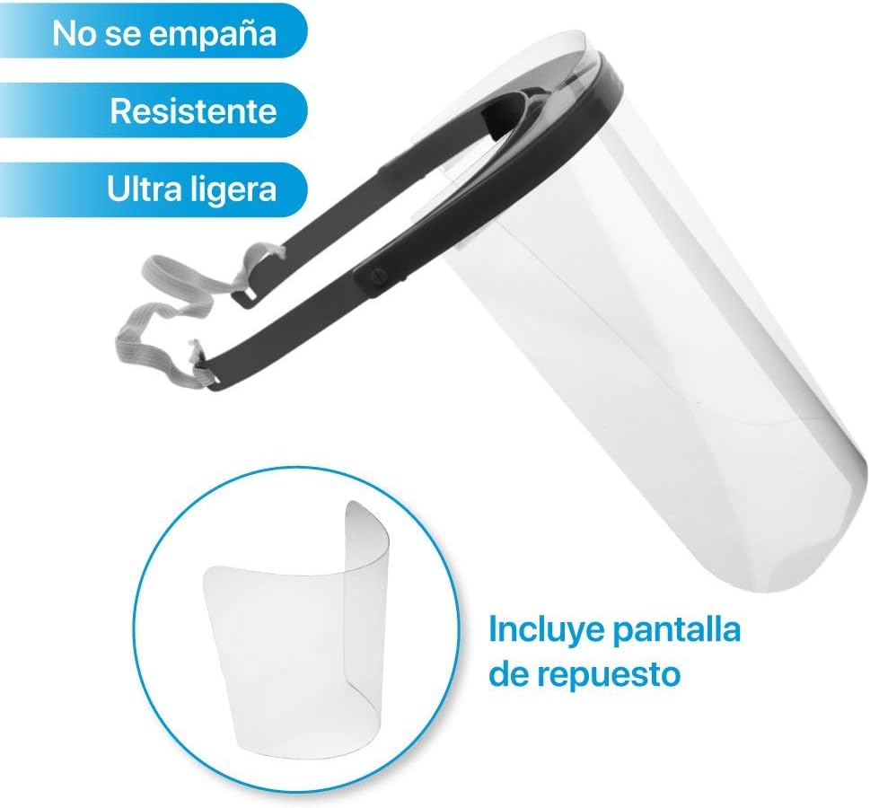 Face Shield. Full Shield visor. Face Protective Shield Visor. Transparent visor, protects your ...