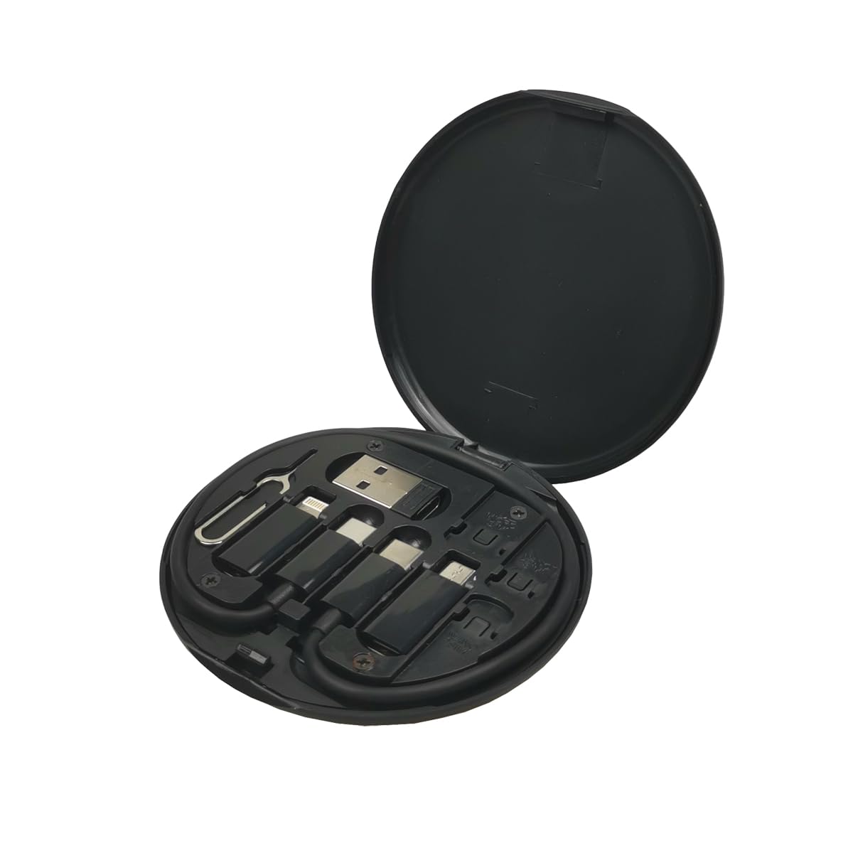 2 pqackMultifunctional USB Data Cable Set With Storage Box, Multi ...