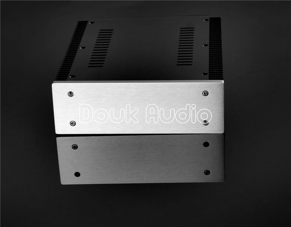 Douk Audio Aluminum Chassis HiFi Case Amplifier Enclosure DAC Cabinet ...