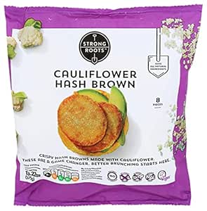 Amazon.com: Strong Roots, Hash Browns Cauliflower, 13.3 Ounce : Grocery ...