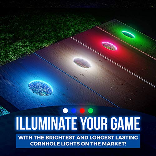 ilumin Cornhole LED Board Lights so You Can Play at Night! (Set of 2 ...