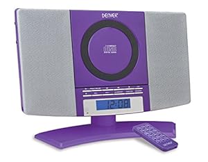 Denver MC-5220 Purple CD Player With Remote Control: Amazon.co.uk ...