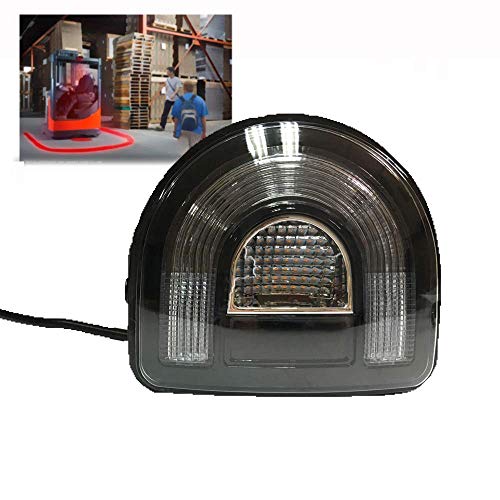 SXMA 18W Red Arc Forklift Led Lamp 12-24V Safety Warning Light Red LED ...