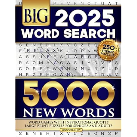 Mua Word Search Books for Adults Large Print - Big 5000 Words: 250 ...