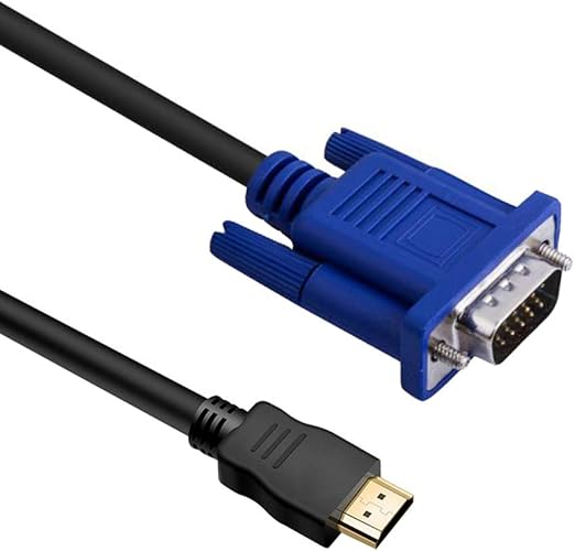 HDMI Male to VGA Male DB15 15 pin Video Converter Cable Gold Plated ...