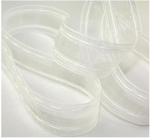 Rufflette 2C1292139 | Translucent Net Pleat Curtain Heading Tape | 50mm ...
