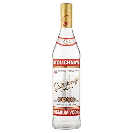 Stolichnaya Premium Russian Vodka 70cl Bottle x 2 Pack: Amazon.co.uk ...