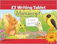 K5 Writing Tablet - Abeka 5 Year Old Kindergarten Manuscript Penmanship ...