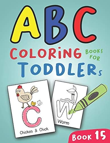 ABC Coloring Books for Toddlers Book15: A to Z coloring sheets, JUMBO ...