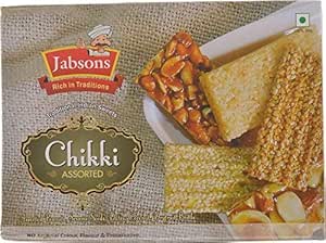 Amazon.com : Jabsons - Assorted Chikki Premium Sweets (400g), (Peanuts ...