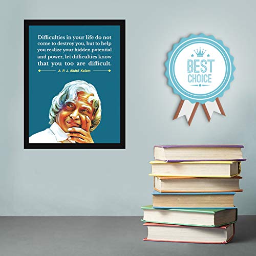 Buy Chaka Chaundh - Abdul Kalam Photo Frames for Wall - Motivational ...