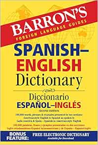 Amazon.com: Spanish-English Dictionary (Barron's Bilingual Dictionaries ...