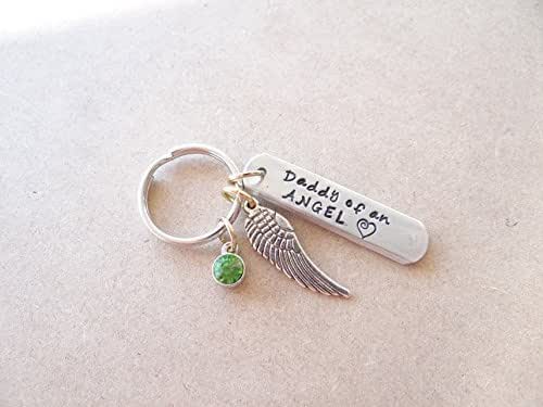 Amazon.com: Daddy of an Angel Keychain: Handmade