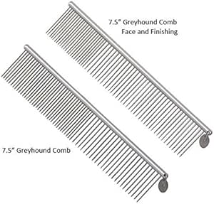 Pet Combs : Amazon.com: Geib Stainless Steel Greyhound Comb, 7.5-Inch