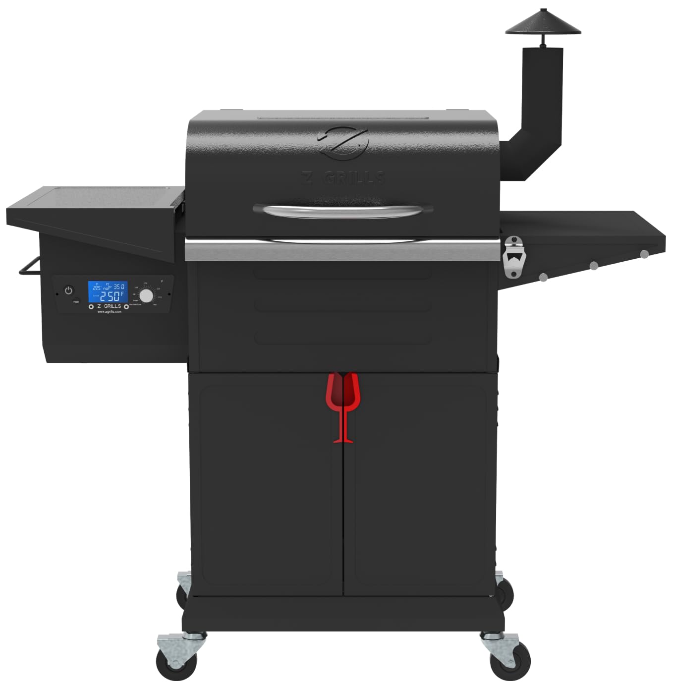 Z GRILLS Wood Pellet Grill Smoker with PID Controller, 8-in-1 Master ...