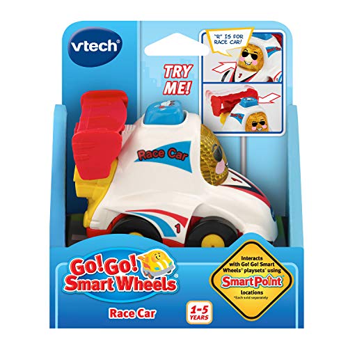 VTech Go! Go! Smart Wheels Race Car , White | Pricepulse