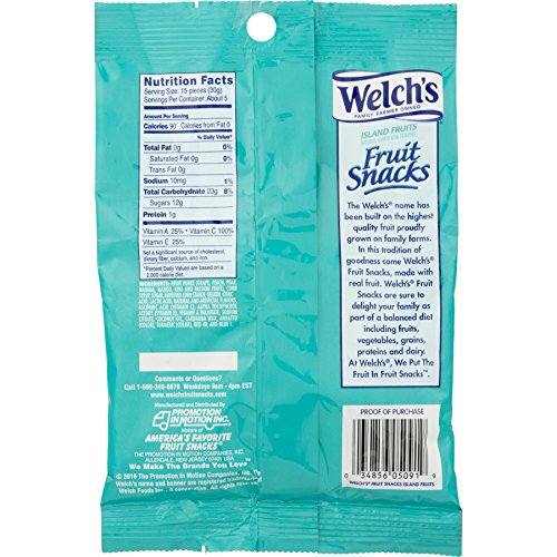 Welch's Fruit Snacks Nutrition Facts at Jennifer Bos blog