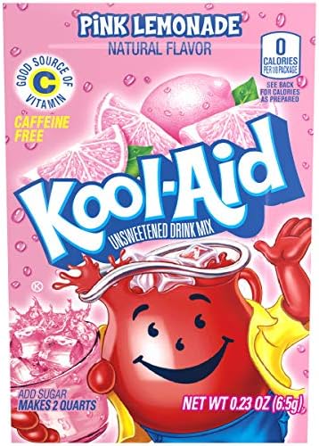 Kool Aid Pink Lemonade 6.5g: Amazon.co.uk: Grocery