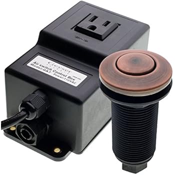 Waste King 1032HE Countertop Switch for Garbage Disposers, White and ...