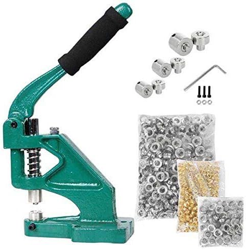 Heavy Duty Grommet Machine Tool #0#2#4 Dies 900 Grommets: Amazon.ca ...