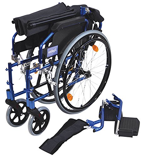 Aidapt Folding Lightweight Self Propelled Aluminium Wheelchair with ...