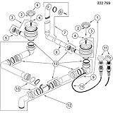 BLANCO pop-up waste add-on kit, round, chrome, 517544: Amazon.co.uk ...