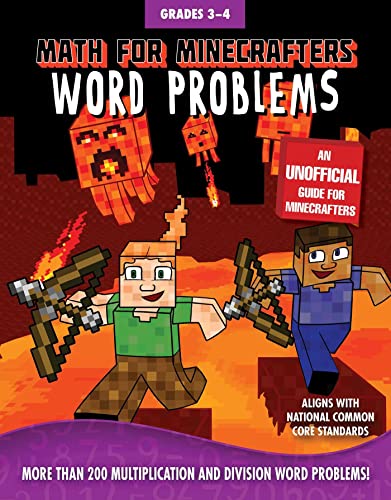 Math for Minecrafters Word Problems: Grades 3-4: Sky Pony Press, Brack ...