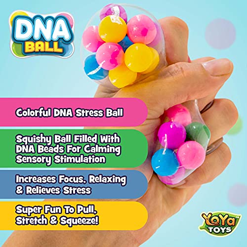 YoYa Toys DNA Ball - Stress Ball Fidget Toy - Sensory Squeezy Stress ...