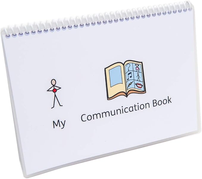 A5 Communication Book with 34 Visual Symbols for Autism, SEN, ASD, and ...