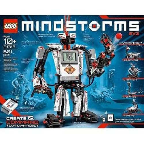 LEGO MINDSTORMS EV3 Building Set Includes 3 Interactive Servo Motors ...