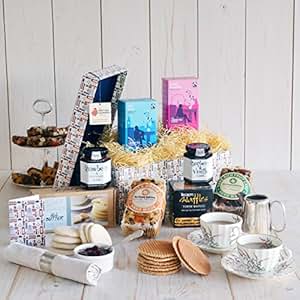 Gourmet Tea Gift Basket - Gift Card Included - British Tea & Cake Gift ...