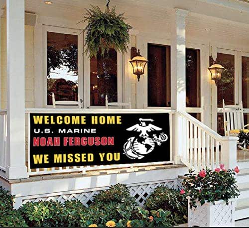 Amazon.com: U.S. Marines Graduation and Welcome Home Banners Customized ...