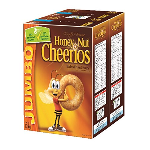 Cheerios Honey Nut Jumbo Cereal, 1.3kg, pack of 2 - Pro Health Link ...