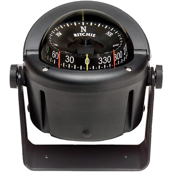 Nautos Contest 101 Bulkhead Compass - 5.25" White With Red Card (10-25 ...