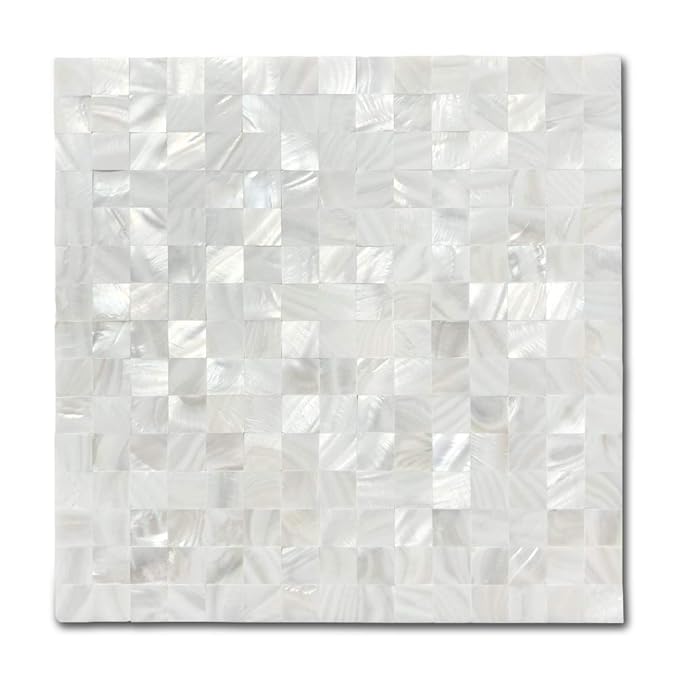 Yipscazo Peel and Stick Mother of Pearl Shell Tile Backsplash, Kitchen ...