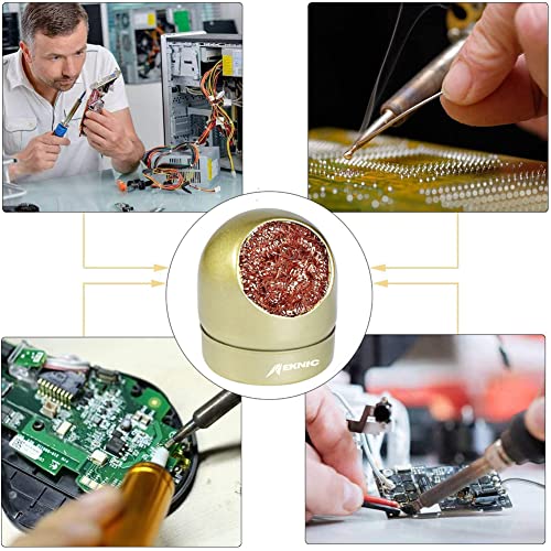 MEKNIC Solder Tip Cleaner Soldering Ion Tip Cleaning Wire and Holder ...