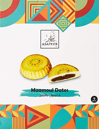 Asateer Maamoul Dates Box Cookies, 9 X 40g - Pack of 1 price in UAE ...