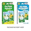 School Zone Go Fish Alphabet Game Cards: Preschool, Kindergarten, 1st ...