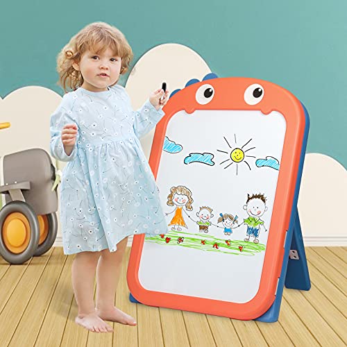 AMOSTING Adjustable Easel for Kids,Portable Kids Easel Magnetic Dry ...