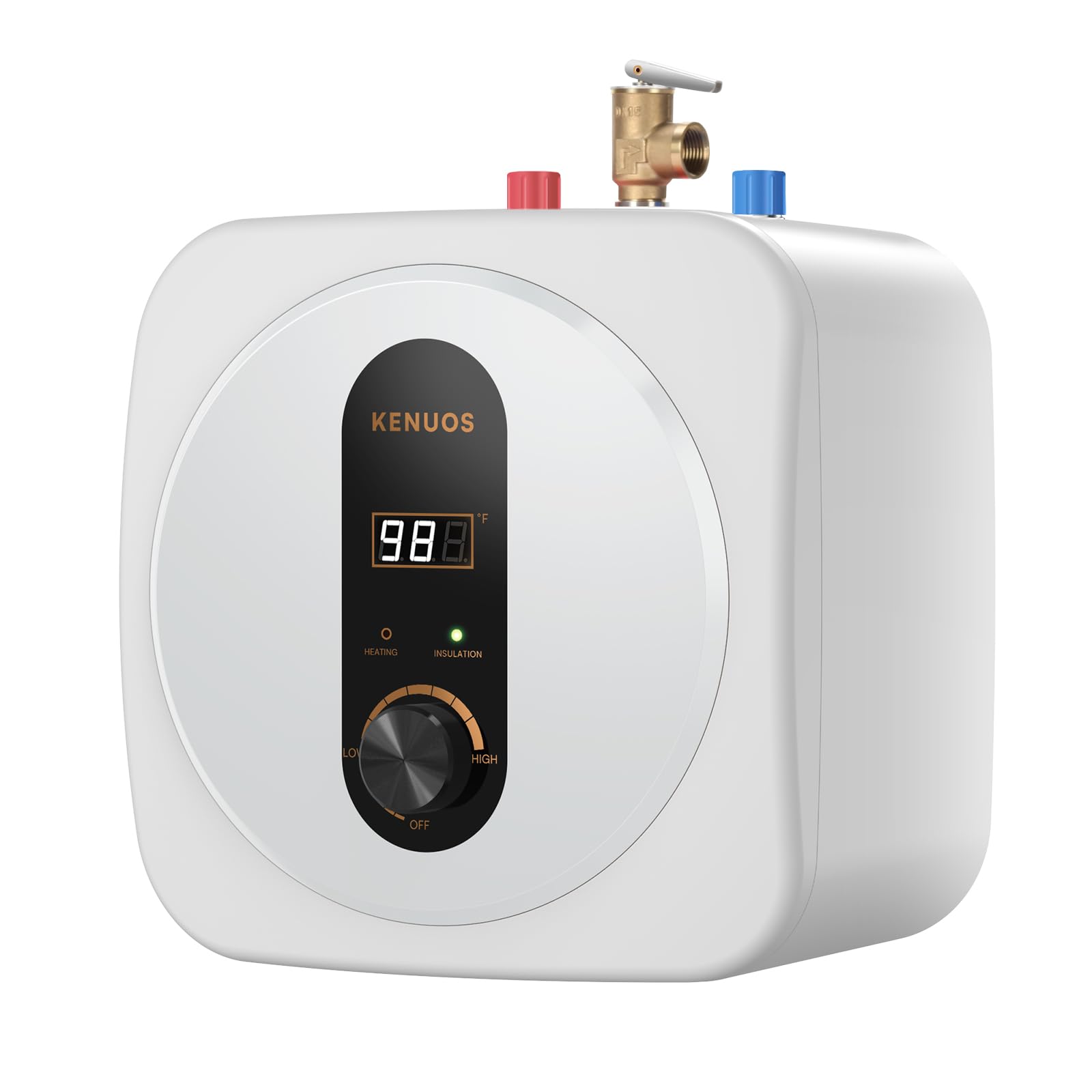 KENUOS Under Sink Instant Hot Water Heater,2.5 Gallon Mini Tank Water ...