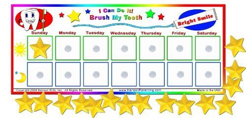 Buy I Can Do It Reward Chart: Brush My Teeth by Kenson Kids Online at ...