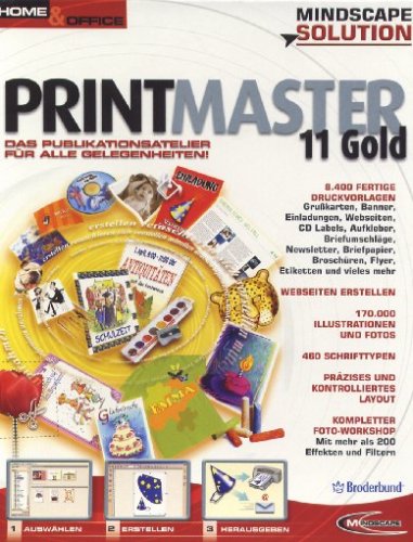 PrintMaster 11.0 Gold: Amazon.de: Software