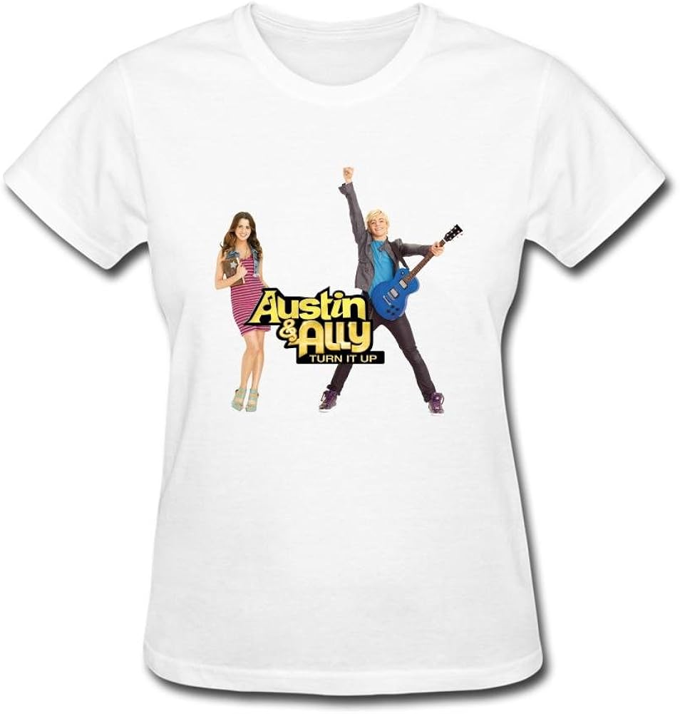 Amazon.com: JUDIAN Austin and Ally Turn It Up T Shirt for Women: Clothing
