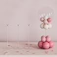Amazon.com: YALLOVE Clear Acrylic Tabletop Balloon Stand Kit, 15.75 ...
