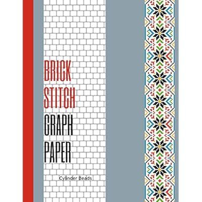 Buy Brick stitch graph paper cylinder beads: Beading Graph Paper with ...