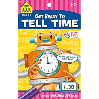 School Zone - Tell Time Workbook - Grades 1-2 - Nepal | Ubuy